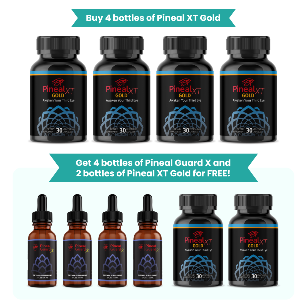 Pineal XT Gold Buy 4 Get 6 (4 Pineal Guard X and 2 Pineal XT Gold) Val ...
